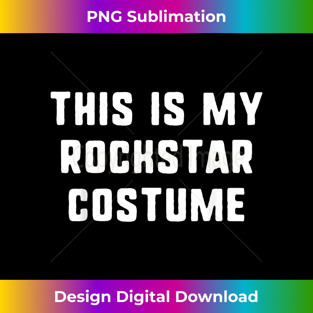 This Is My Rockstar Costume Halloween Lazy Easy Rock Star - | Inspire ...