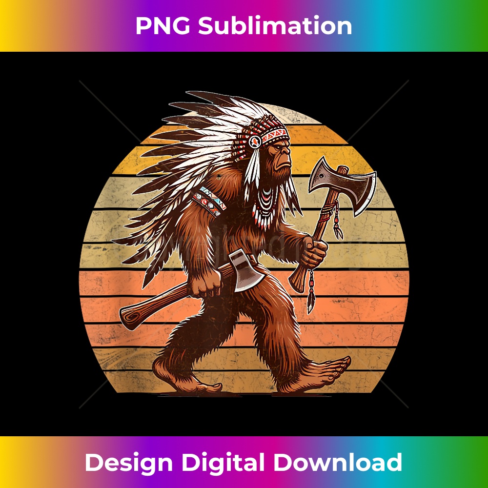 Bigfoot Sasquatch Gifts Father Day Native American Bigfoot T | Inspire ...