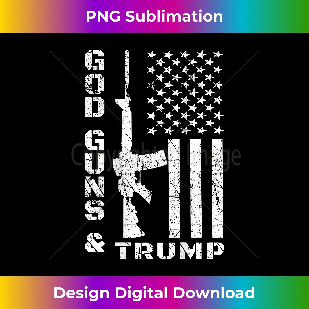 God Guns And Trump 2nd Amendment Flag AR15 (BACK) - Edgy Sub | Inspire ...
