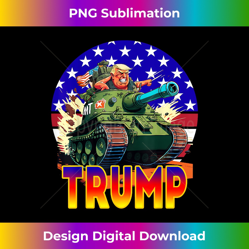 2024 PRESIDENT TRUMP FUNNY TANK OPERATOR - Timeless PNG Subl | Inspire ...