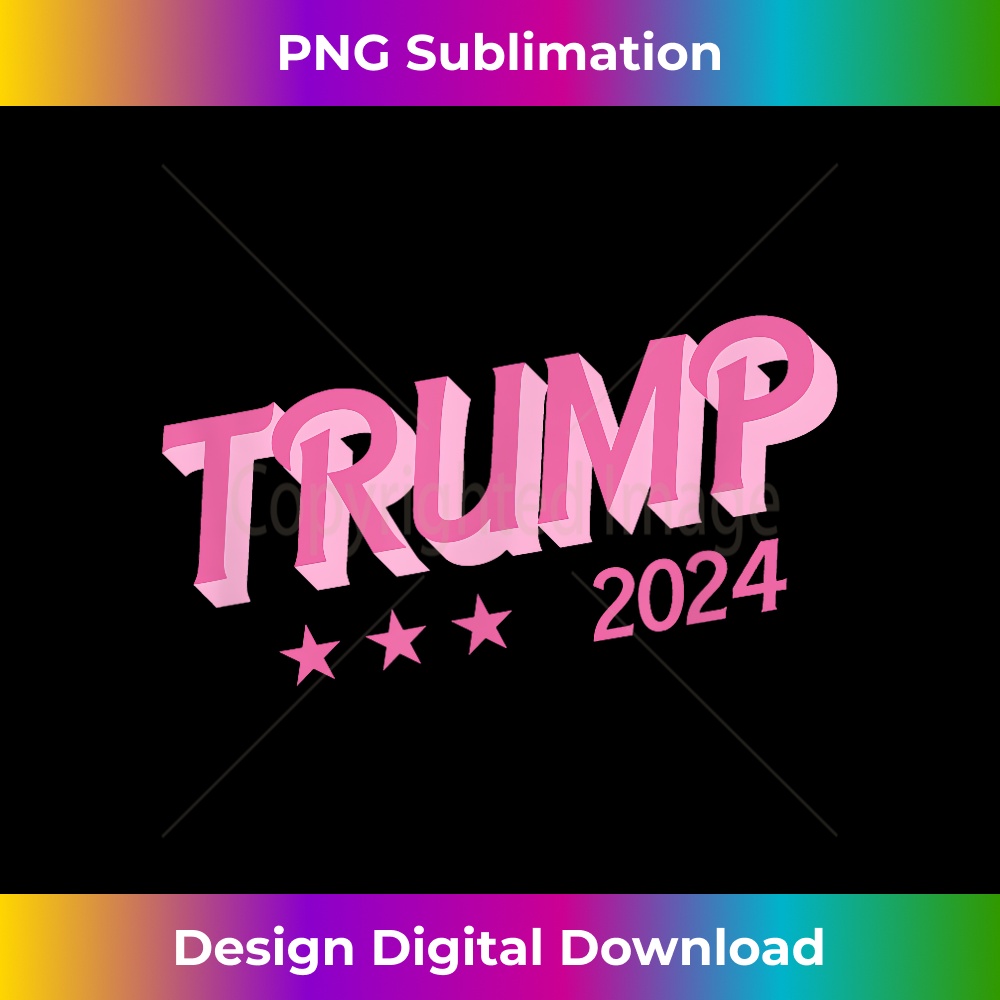 Trump 2024 - Funny Donald Trump Pink Bubble Letters - Classi | Inspire ...