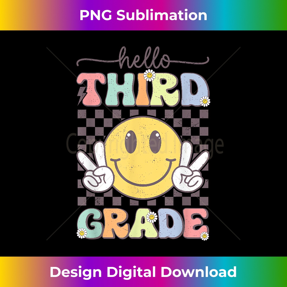 3rd Grade Team Back To School Hello Third Grade Smile Face - | Inspire ...