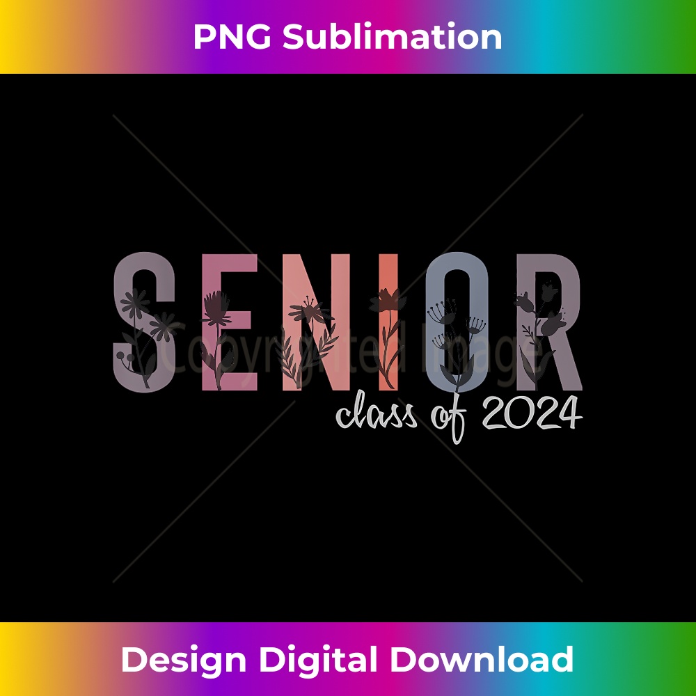 Floral Senior 2024 Class of 2024 Graduate College Senior - E | Inspire ...