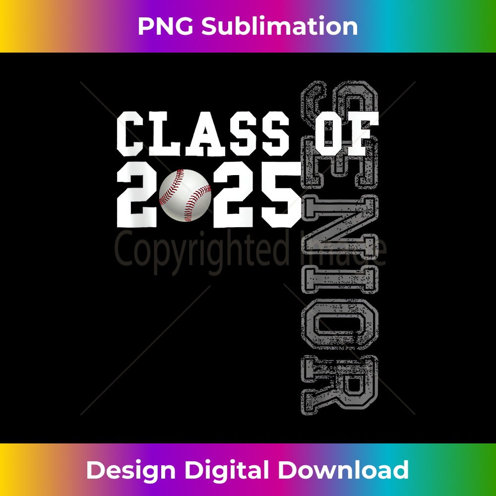 Retro Senior 2025 Proud Baseball Class of 2025 Graduate Tank - Inspire ...