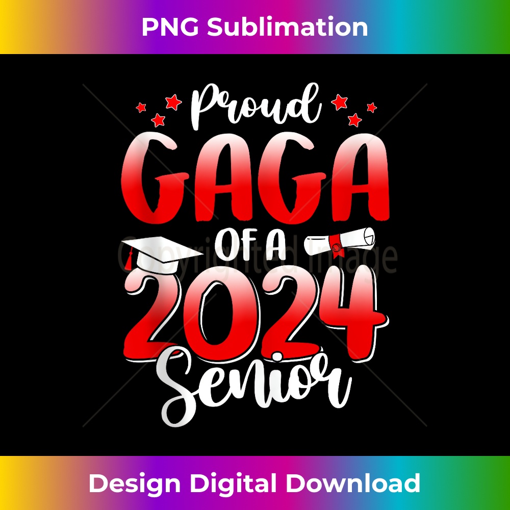 Proud Gaga Of A Class 2024 Senior Graduation Family Apparel - Inspire ...