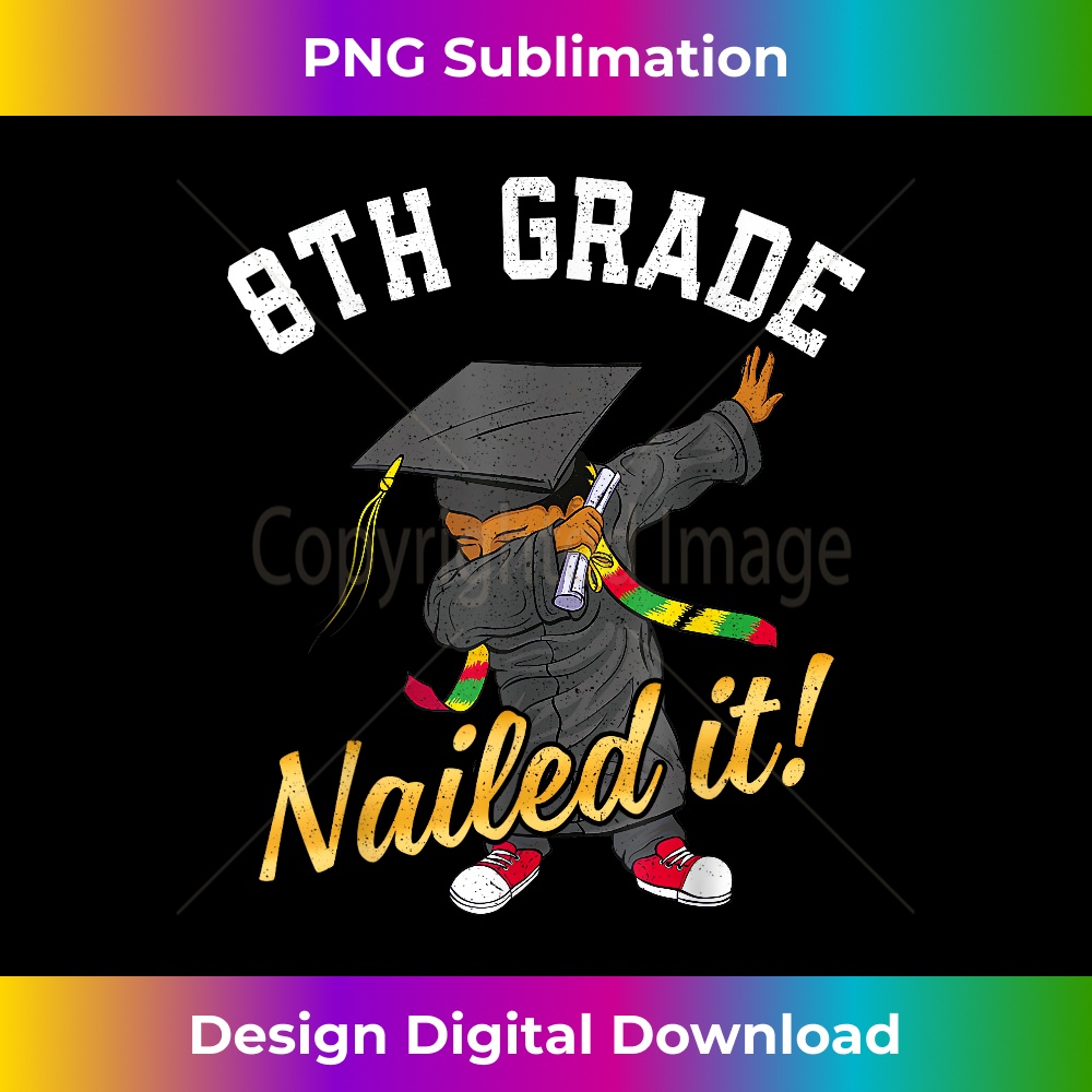 Afro Black Boy Graduation 8th Grade Nailed It Class Of - Tim | Inspire ...