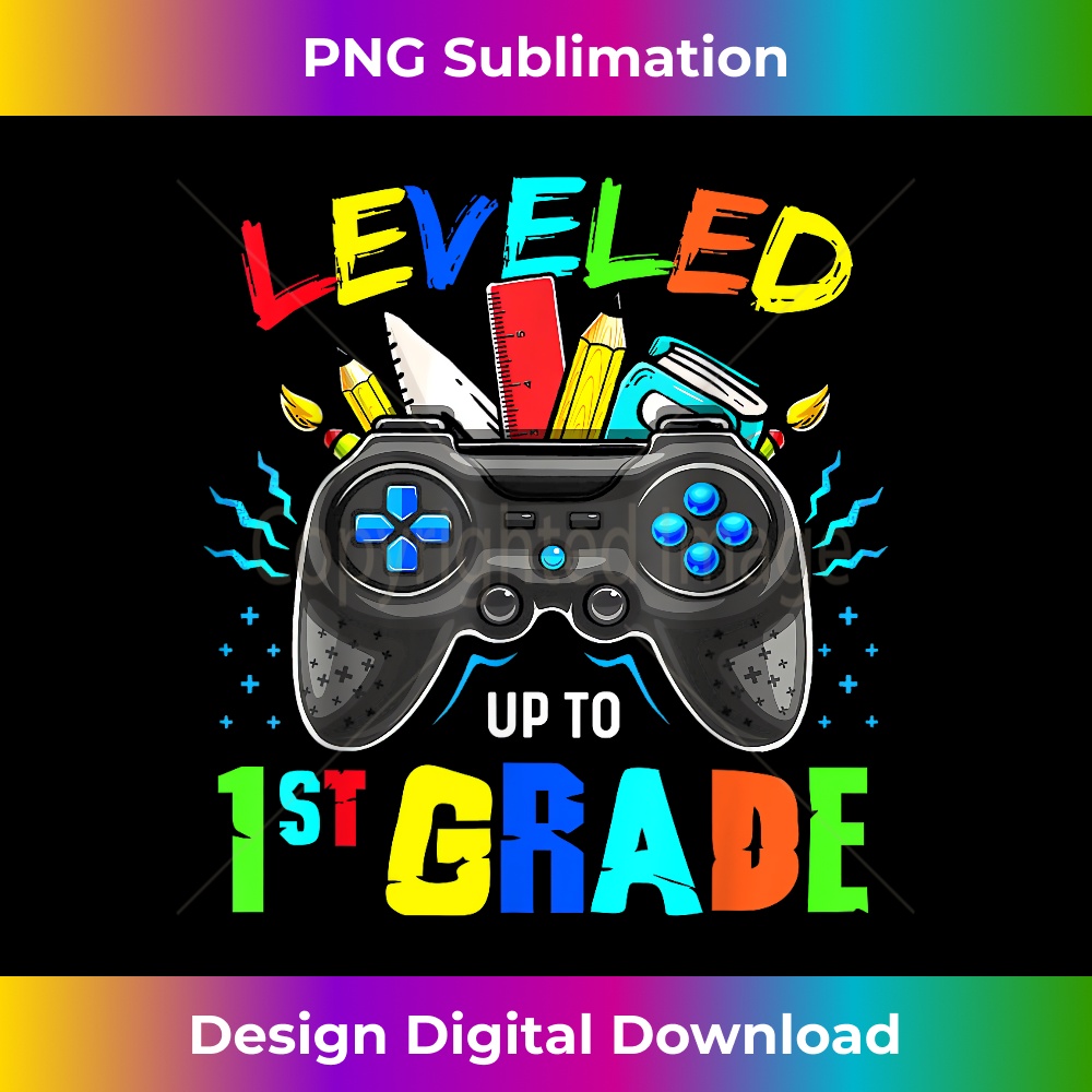 Leveled Up To 1st Grade Gamer Back To School First Day Boys | Inspire ...