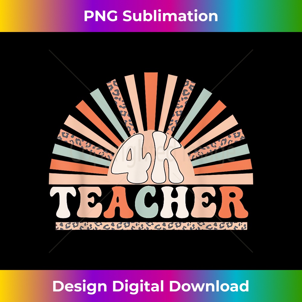 Retro 4k Teacher Kindergarten Back to School Pre-K Teacher - | Inspire ...