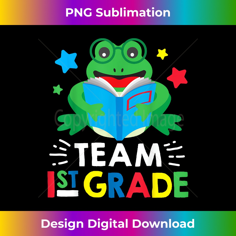 Team 1st Grade Reading Frog Back To School Book Lover Gift - | Inspire ...