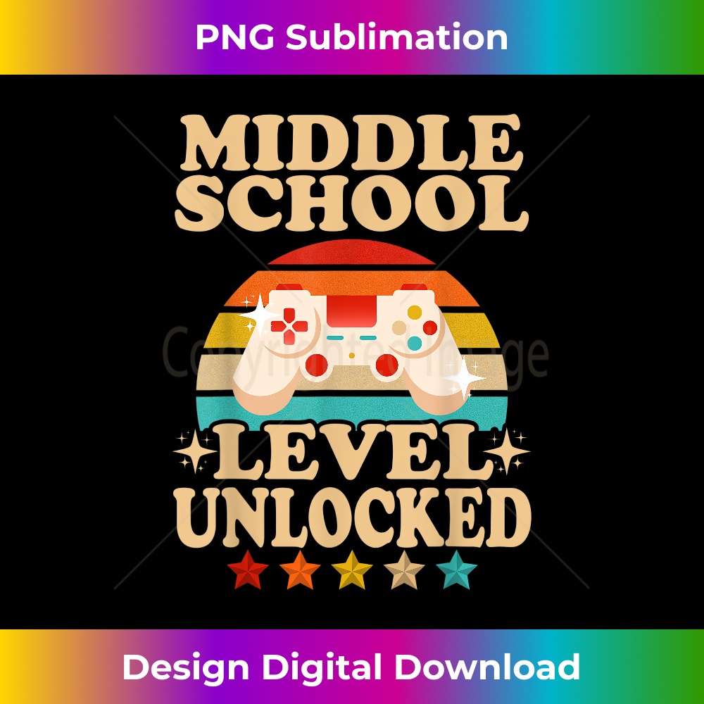 Middle School Level Unlocked Girls Boys Back To School - Sle | Inspire ...