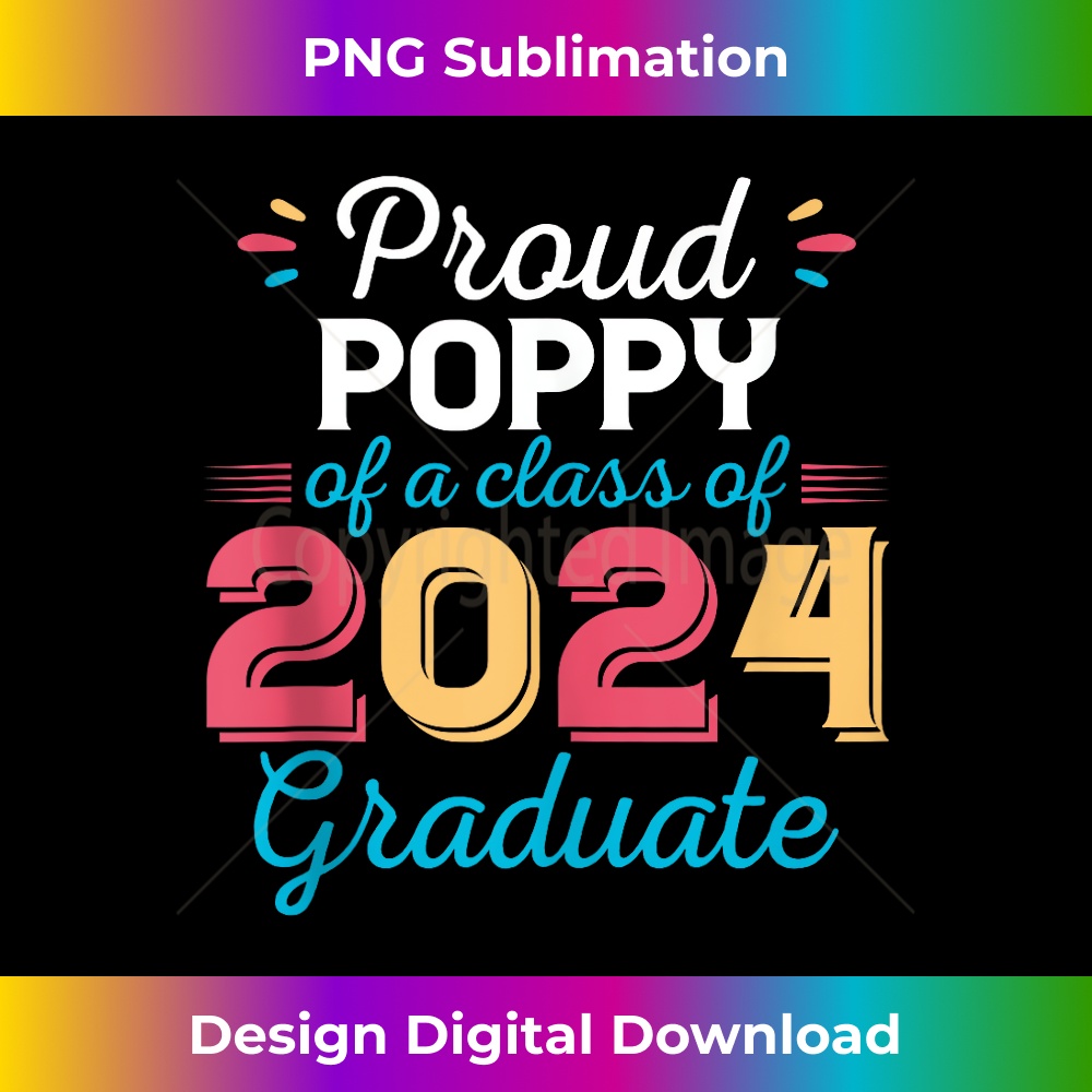 Proud POPPY Class of 2024 Graduate Preschool Student Tank To - Inspire ...