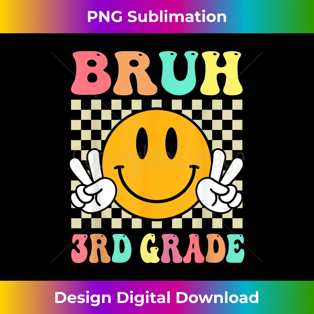 3rd Grade Bruh Smile Face Back To School Teacher Kids - Subl | Inspire ...