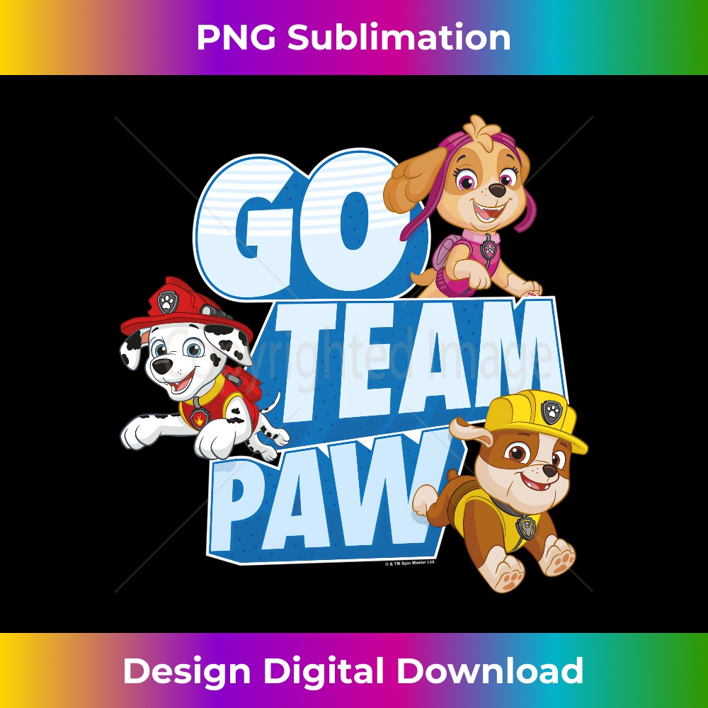 PAW Patrol Go Team Paw Long Sleeve - Minimalist Sublimation | Inspire ...