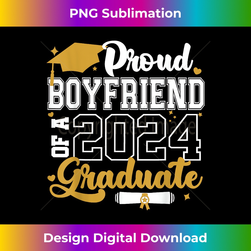 Proud Boyfriend Of A 2024 Graduate Senior 2024 Class Of - Ec - Inspire ...