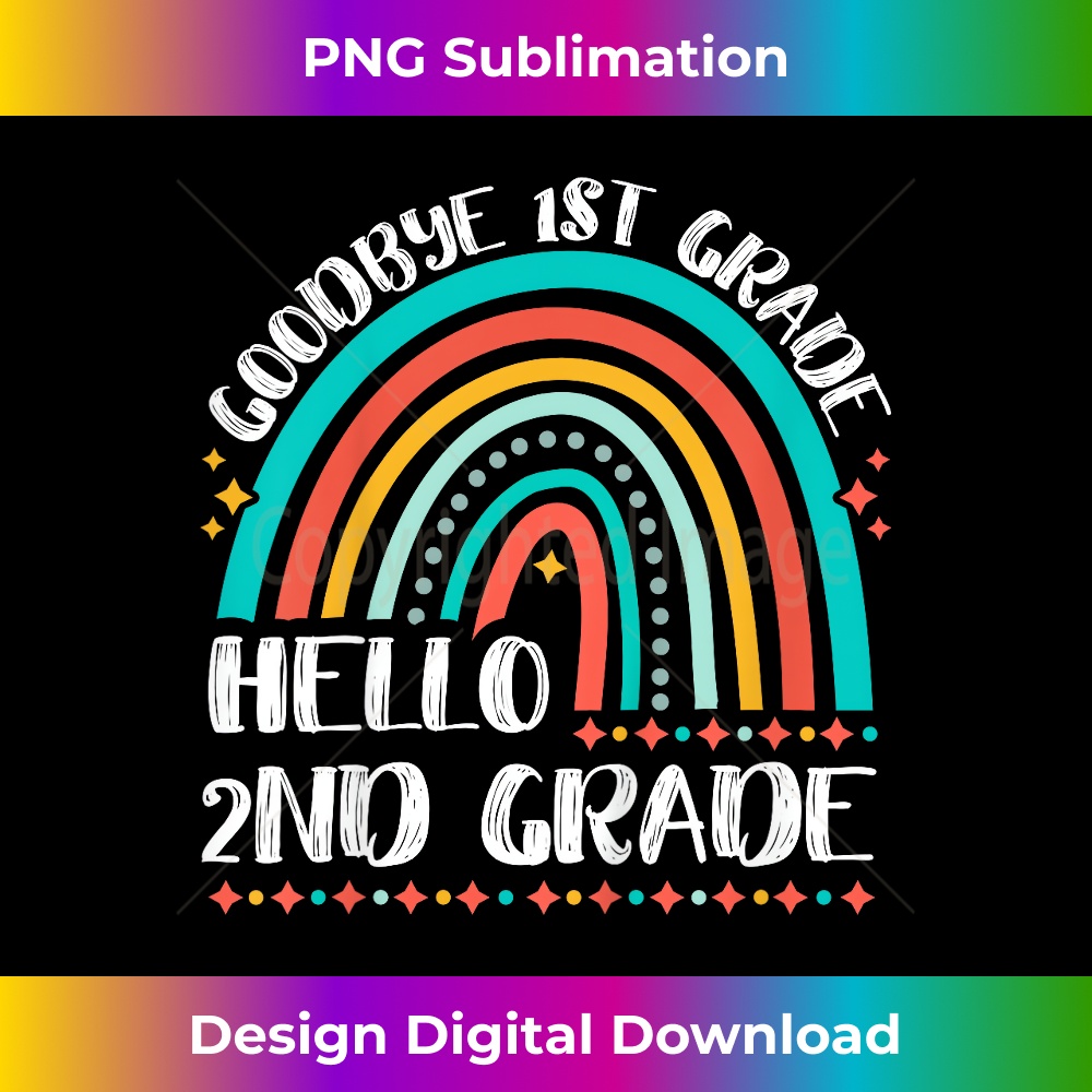 Kids Goodbye 1st Grade Hello 2nd Grade Here I Come Graduatio - Inspire ...