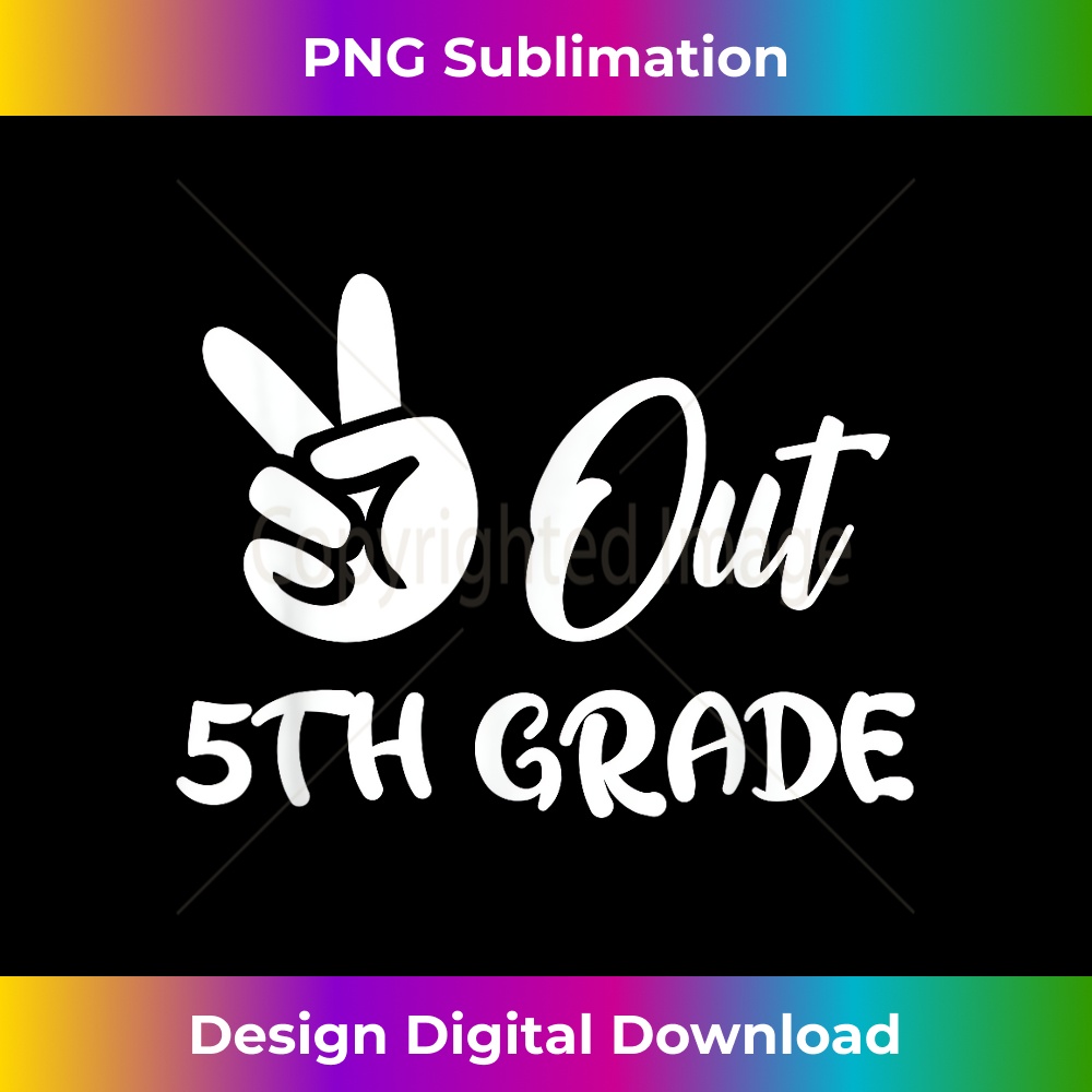 Peace out 5th grade graduate fifth grade graduation kids - V | Inspire ...