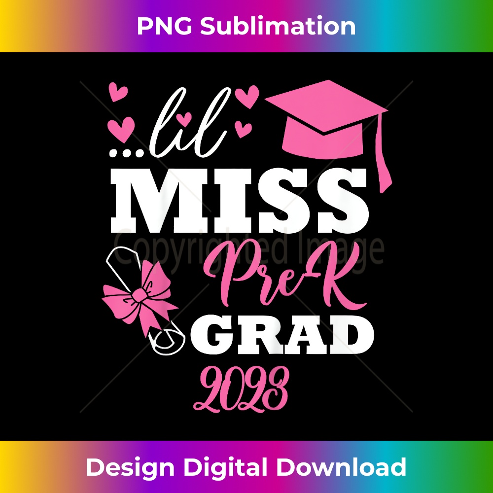 Kids Little Miss Pre-K Grad Preschool Prek Graduation - Luxe - Inspire ...