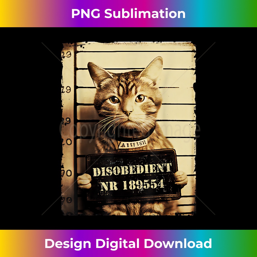 Funny mugshot disobedient cat - meme joke aesthetic Vintage | Inspire ...