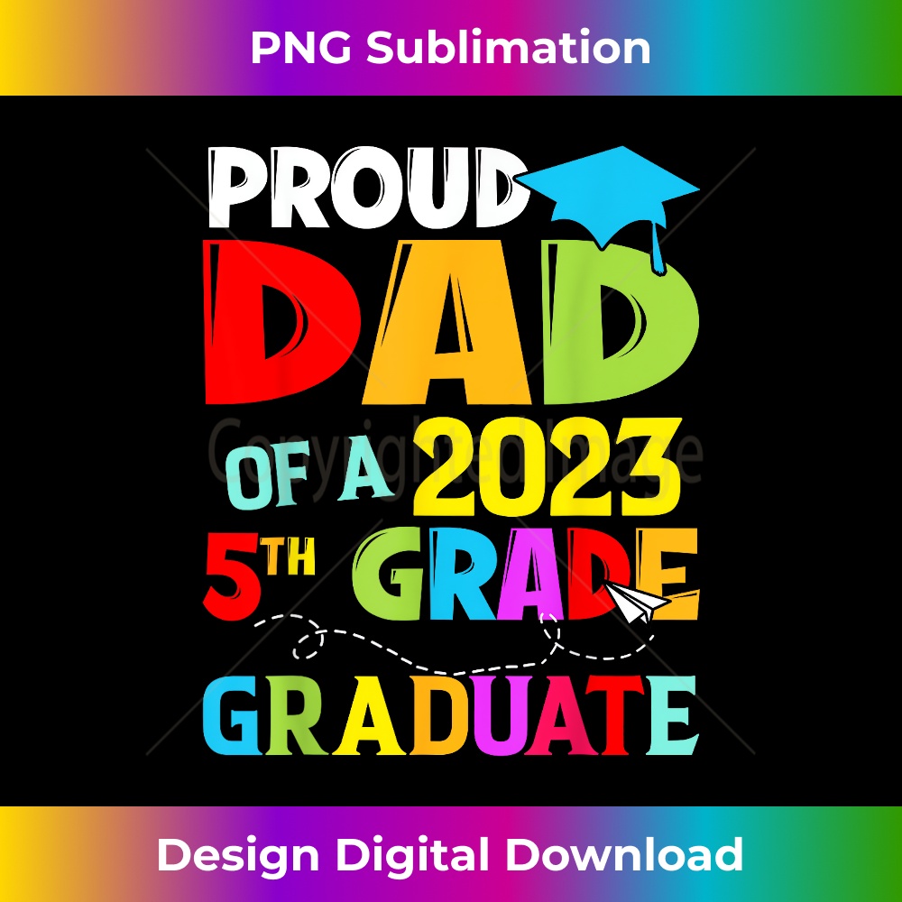 Class 2023 Graduation Proud Dad Of A 2023 5th Grade Graduate | Inspire ...