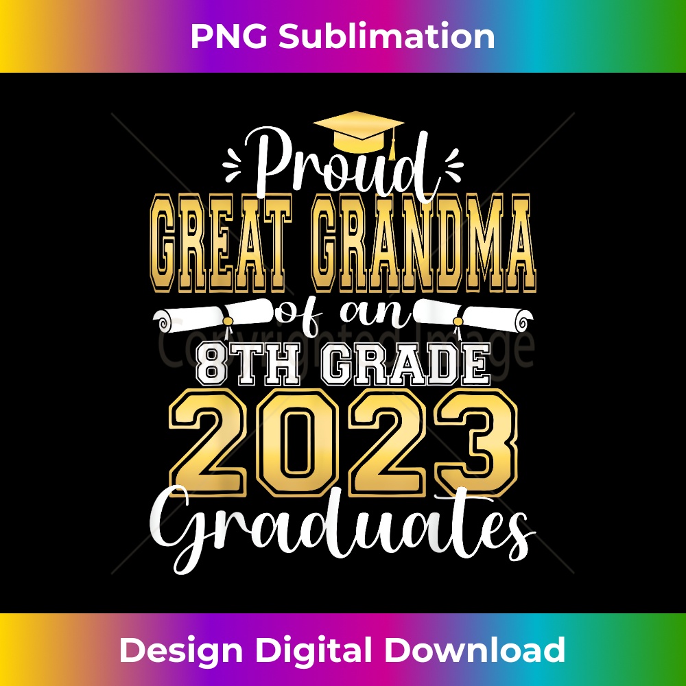 Proud Great Grandma of 2023 8th Grade Graduate Family Middle | Inspire ...