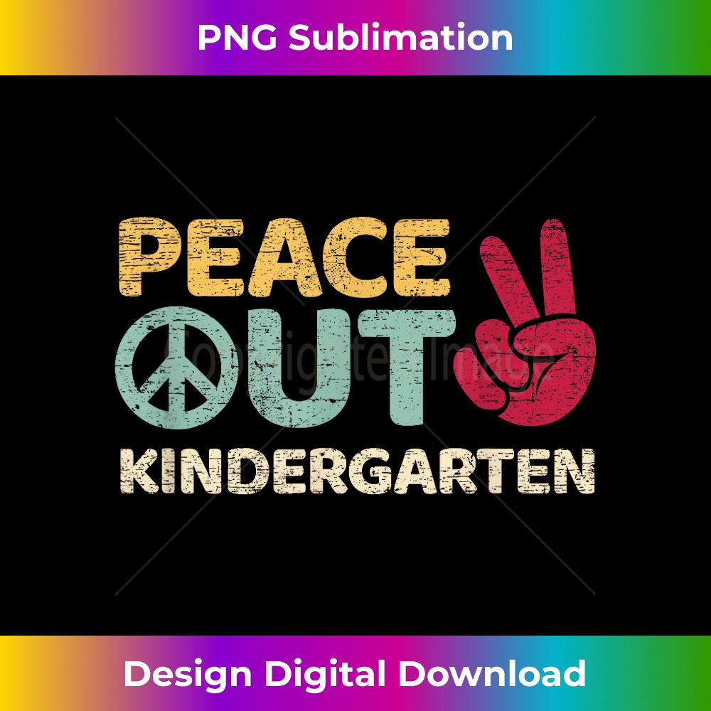 Peace Out Kindergarten Graduation Last Day Of School - Artis - Inspire ...