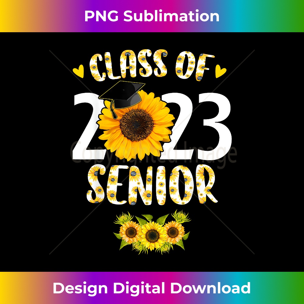 Sunflower Class of 2023 School Graduation Senior 23 Graduate | Inspire Uplift