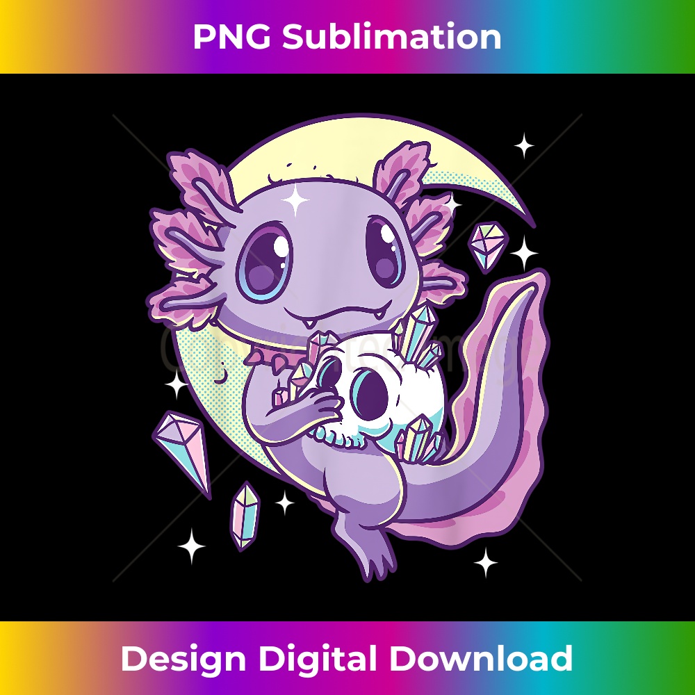 Pastel Goth Axolotl Cute Kawaii Aesthetic Creepy Halloween - - Inspire ...