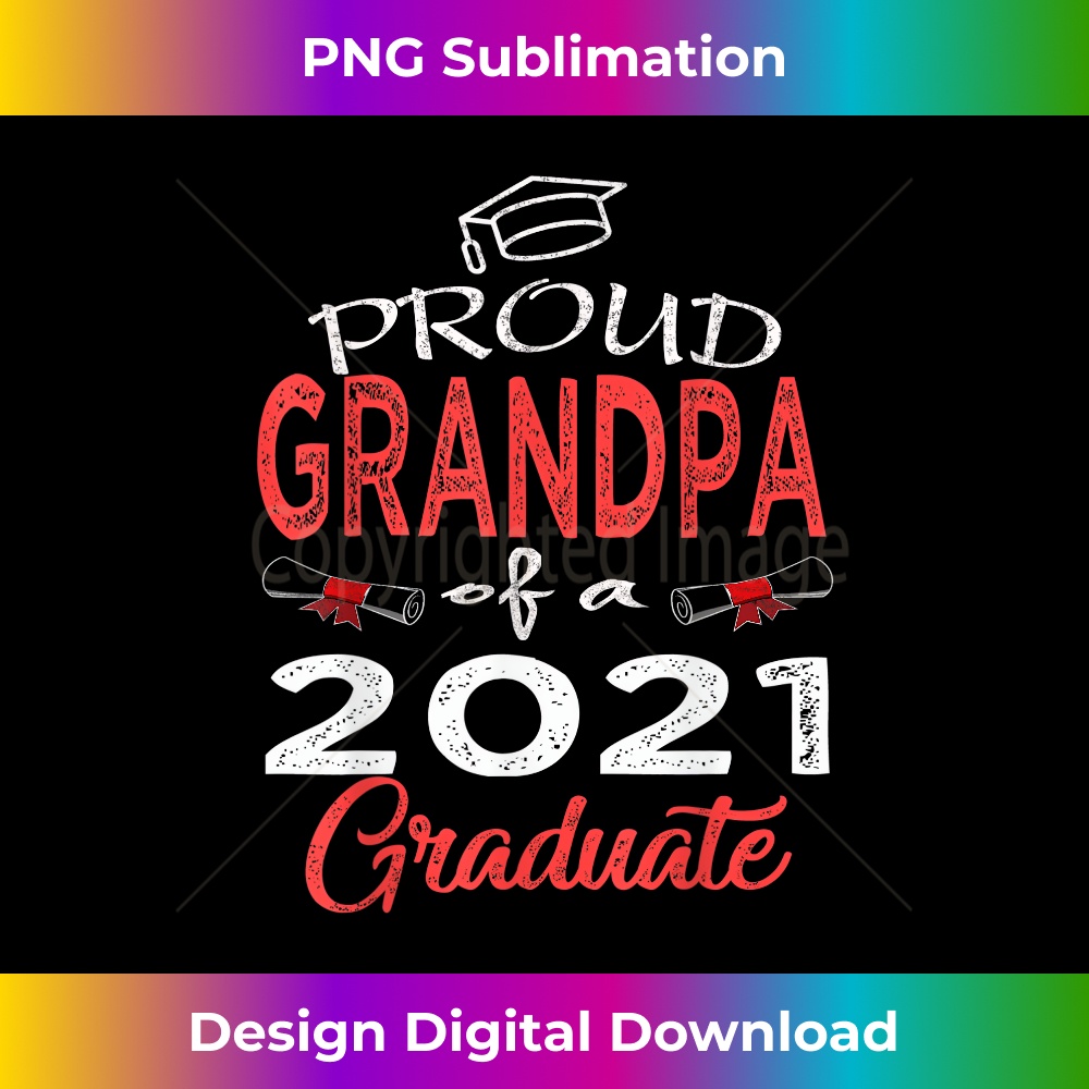 Mens Proud Grandpa of a Class of 2021 Graduate Senior 21 For | Inspire ...