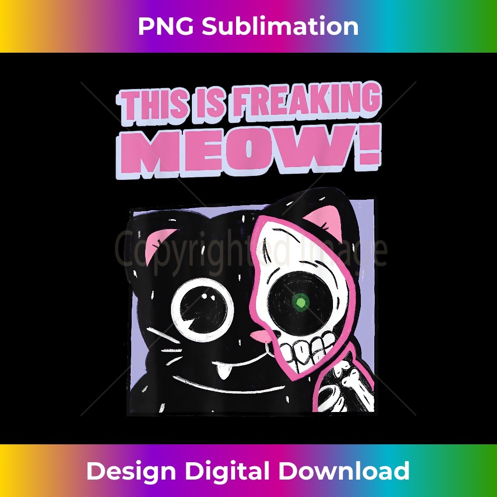 Pastel Goth Creepy Horror Movie Cat This Is Freaking Meow - - Inspire ...