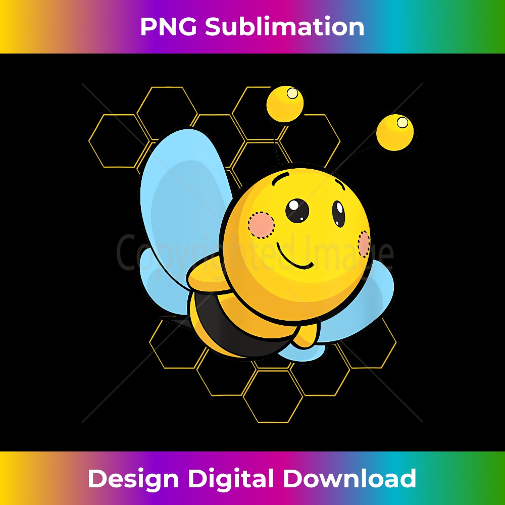 Cute Bee - Illustration Cartoon - Adorable Bee - Classic - - Inspire Uplift