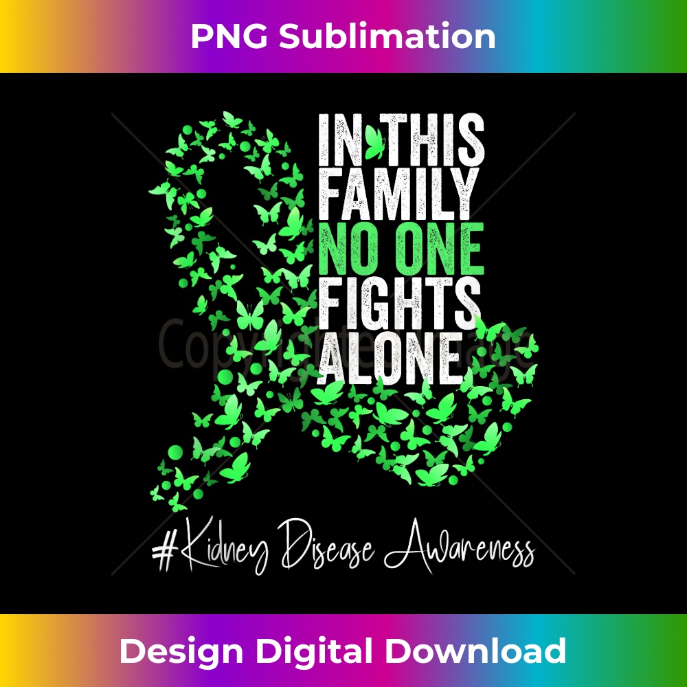 Kidney Disease Awareness Month Green Ribbon Butterflies Tank | Inspire ...