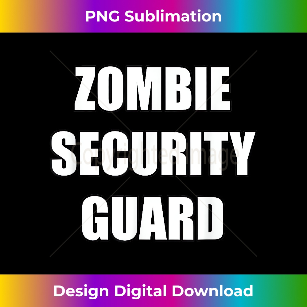 Zombie Security Guard Costume Zombie Party - Crafted Sublima | Inspire ...