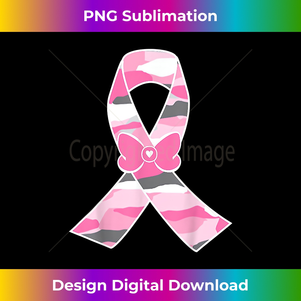 Camo Pink Ribbon Breast Cancer Awareness - Eco-Friendly Subl - Inspire ...