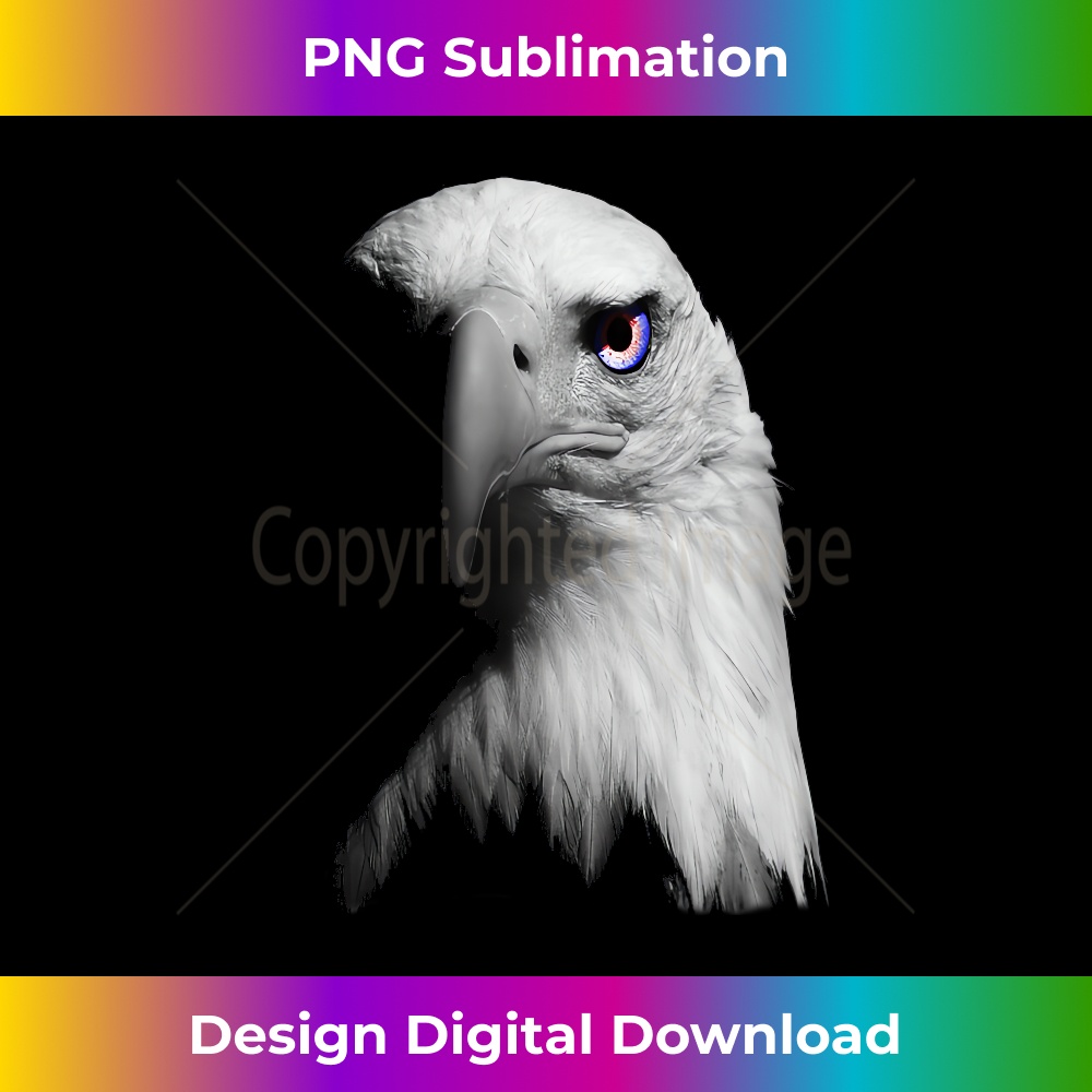 Eagle Eye USA American Colors T- 4th Of July Gift - Eco-Frie | Inspire Uplift