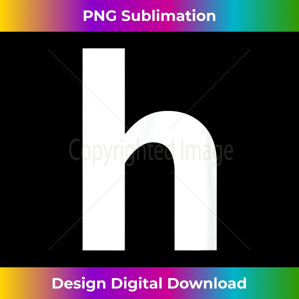 Alphabet Letter H (small lower case) Tee - Futuristic PNG Su | Inspire ...