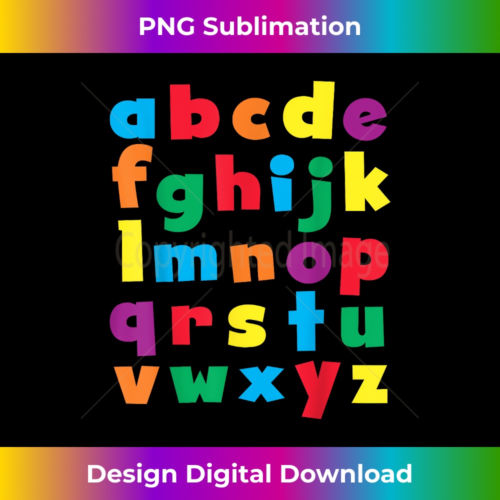 Colorful Letters Alphabet educational ABCs boy girl kids - I | Inspire ...