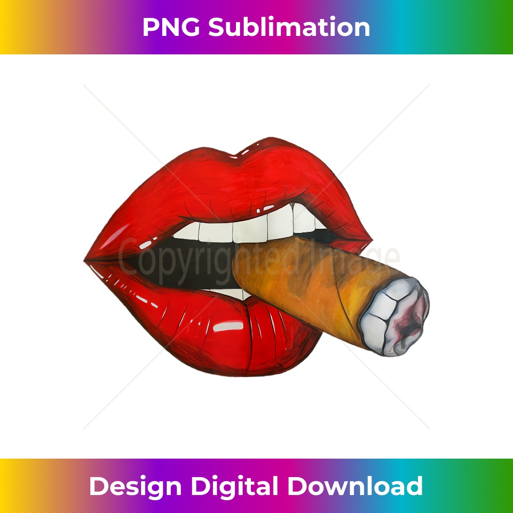 Sexy Women Smoke Cuban Cigar Lit Red Lips Smoking Cigar Tank | Inspire ...
