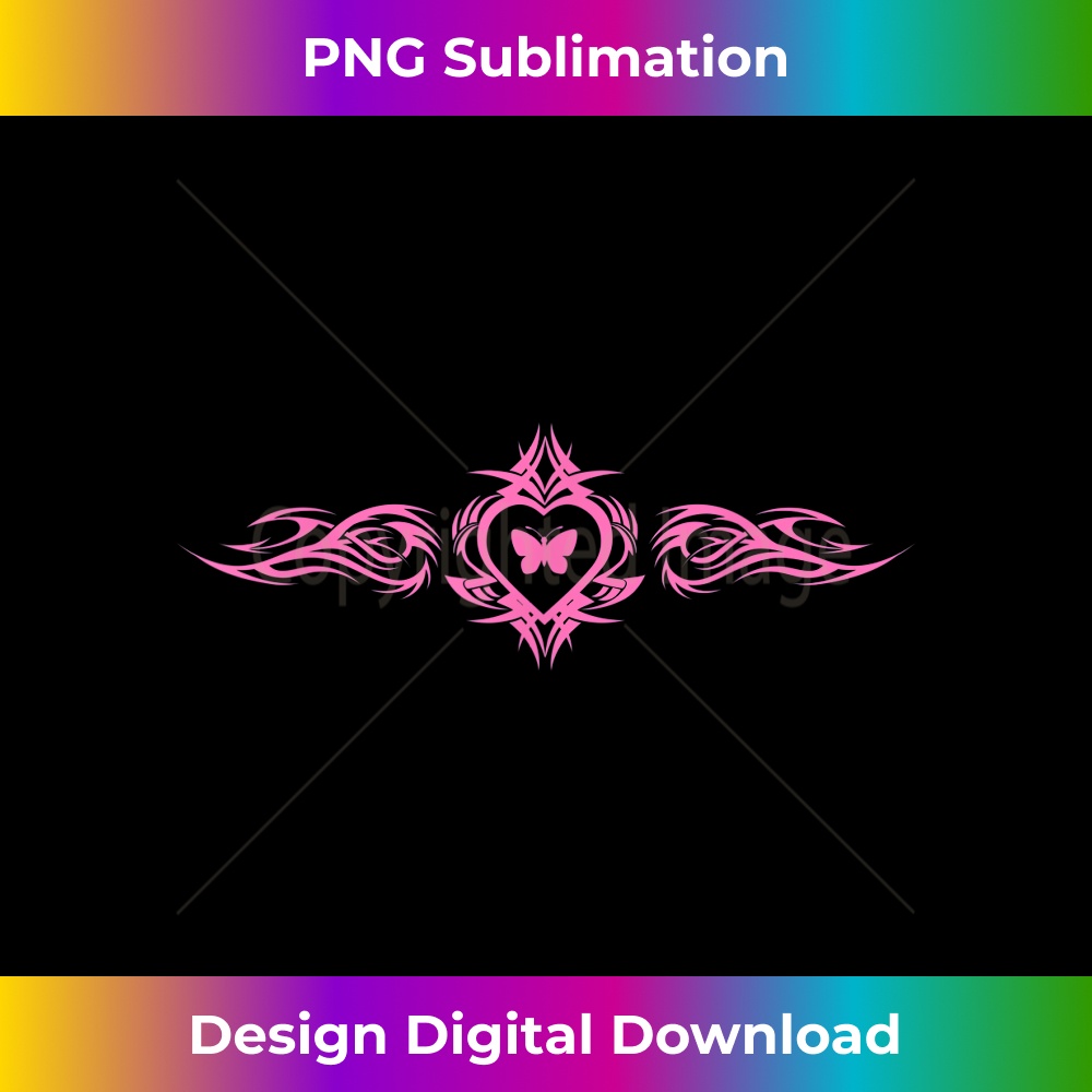 Butterfly Heart Tattoo Fairycore y2k Grunge Egirl Aesthetic | Inspire ...