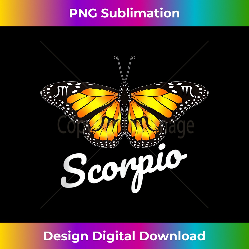 Scorpio Butterfly Wings with Scorpio Zodiac Sign for Women T | Inspire Uplift