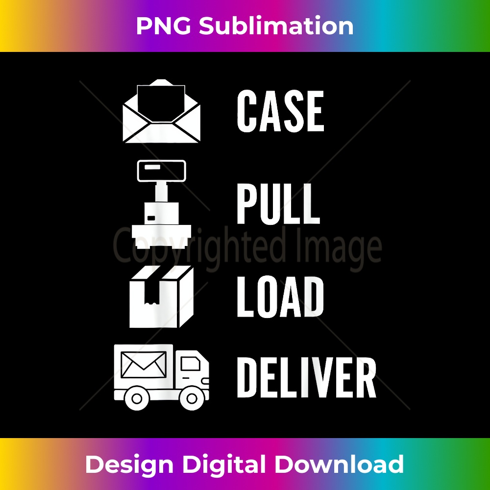 Postman Mail Carrier Postal Worker Case Pull Load Deliver - | Inspire ...