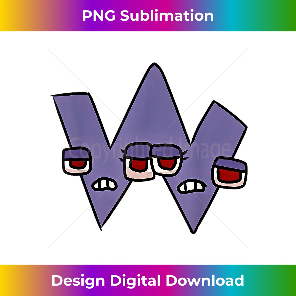 The Twin Letter W Alphabet Lore - Edgy Sublimation Digital F | Inspire ...