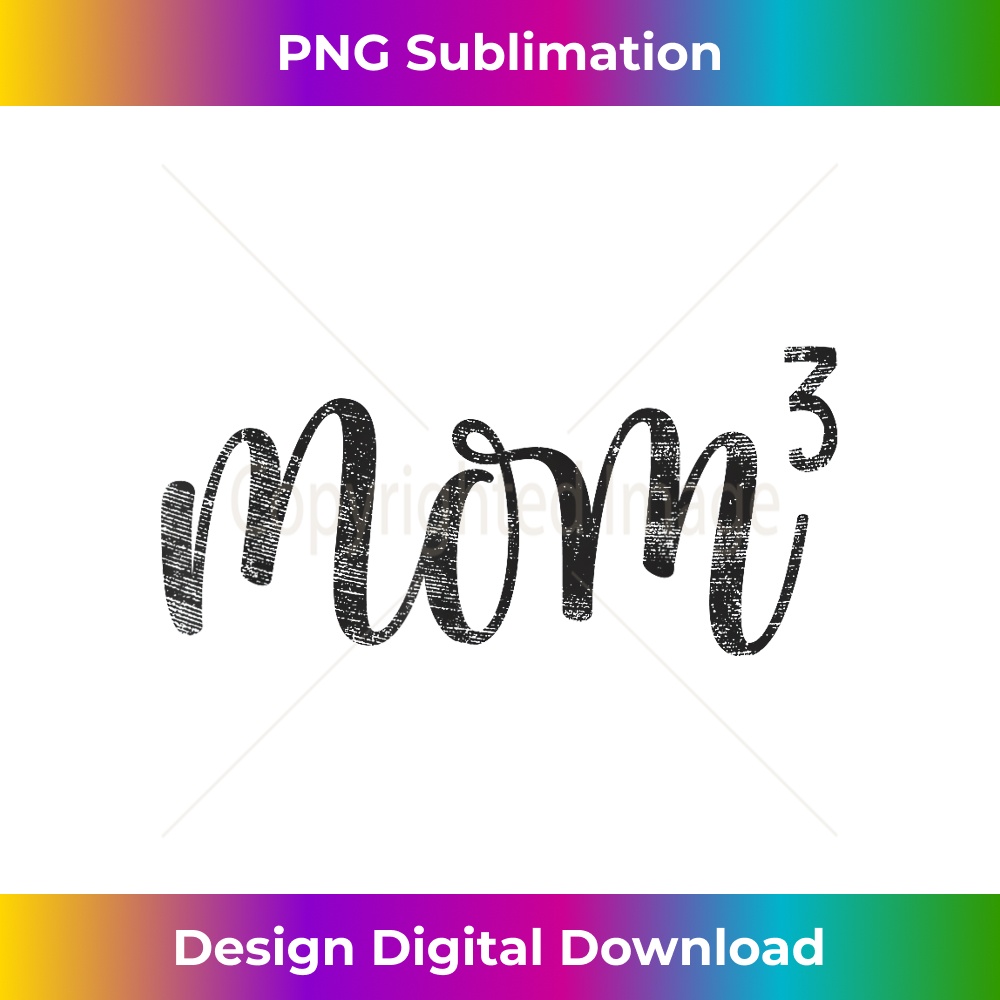 Mom3 Mom Cubed Mother of Three Mama of 3 Gifts Mothers Day - | Inspire ...