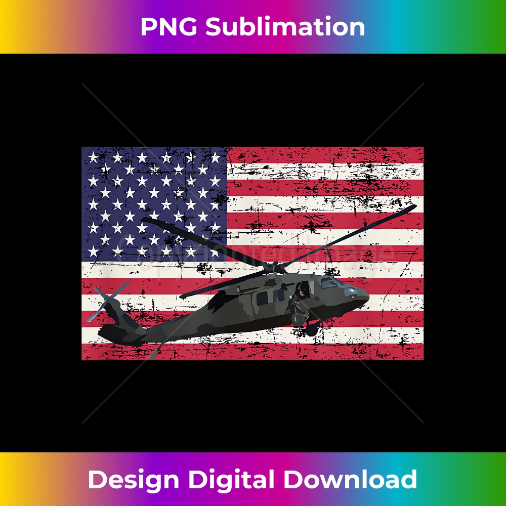 UH-60 Blackhawk patriotic USA American flag - Deluxe PNG Sub | Inspire ...