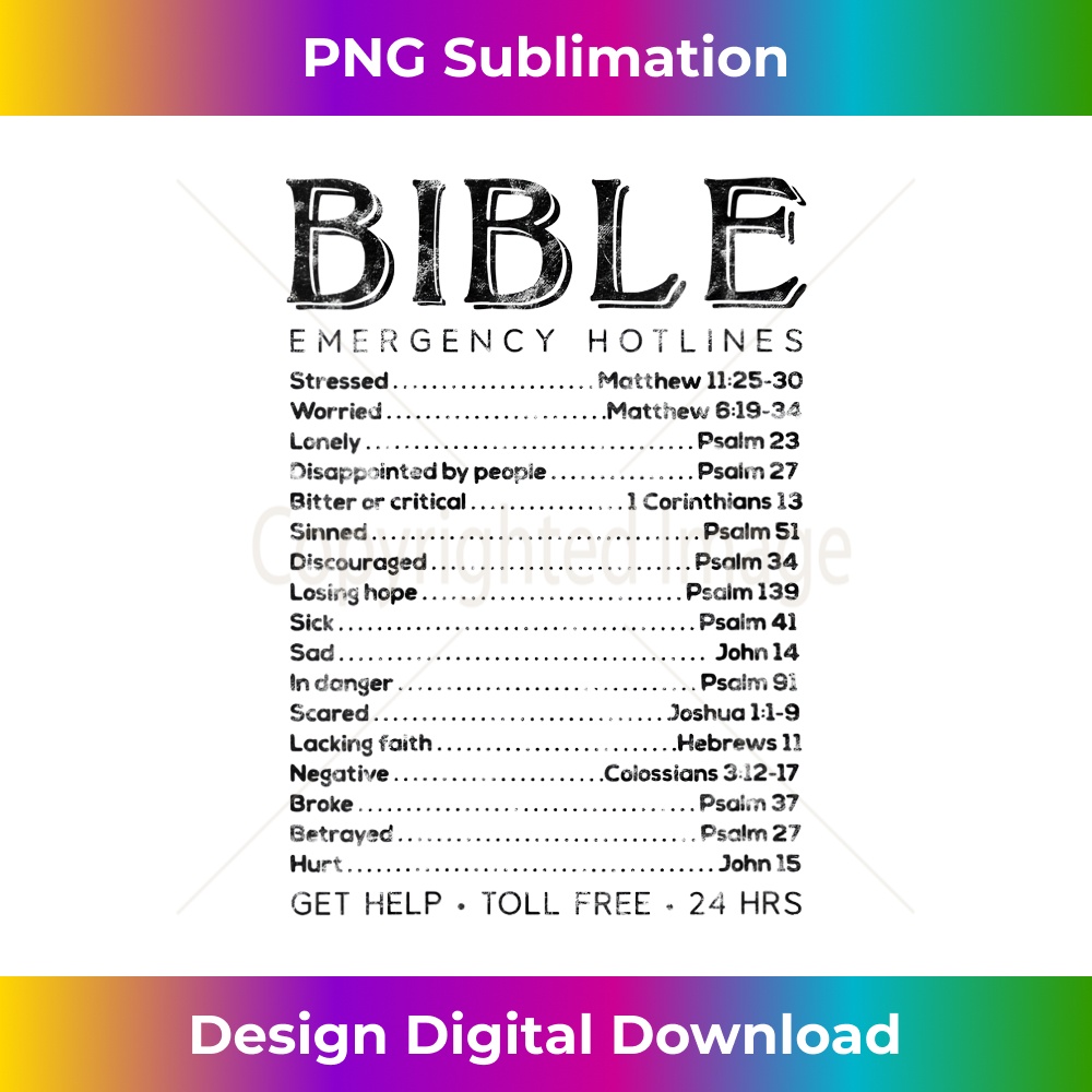 Womens Bible Emergency Numbers Funny Hotline Christian V-Nec | Inspire ...