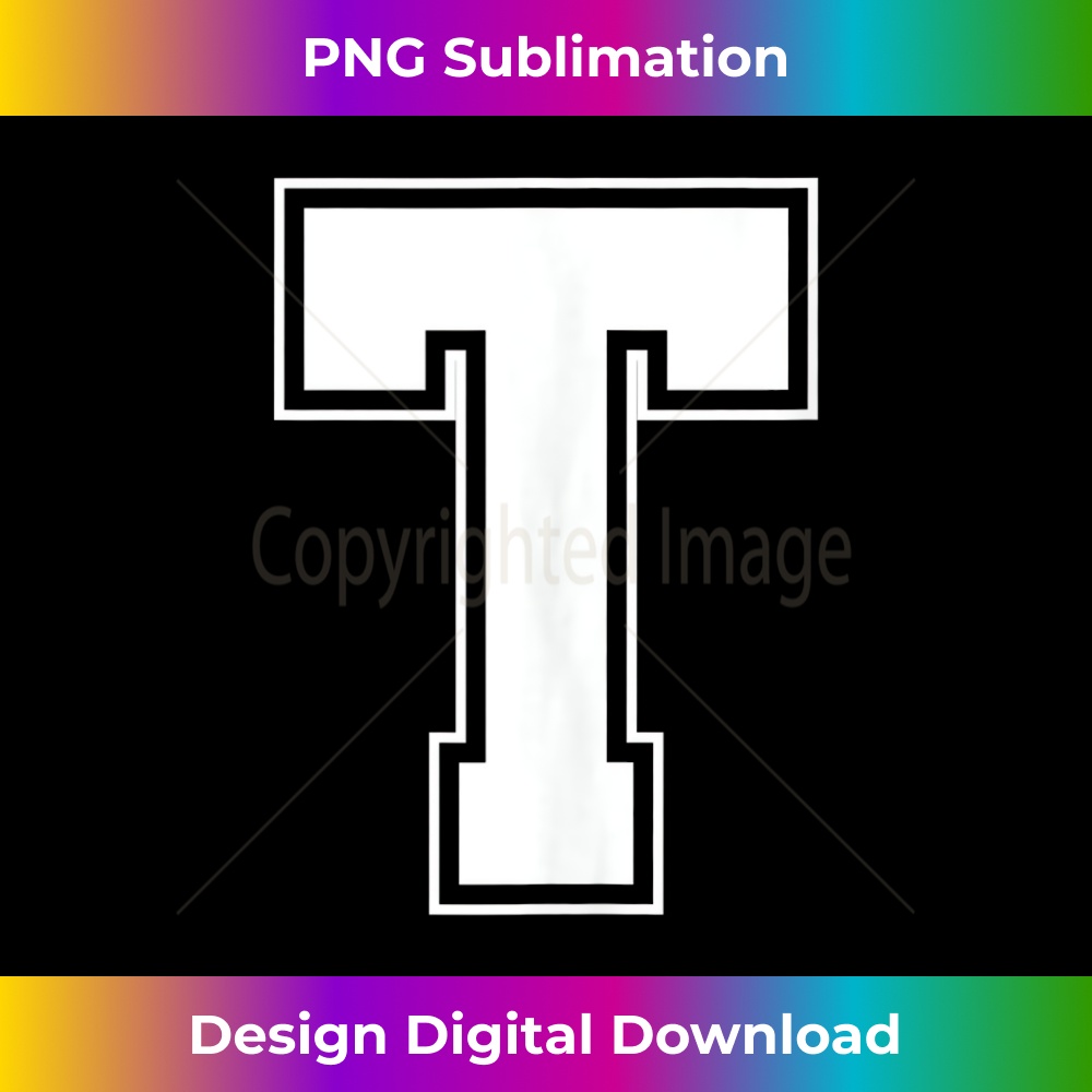 Letter T - Alphabet Bold Capital Upper Case Initial Monogram | Inspire ...