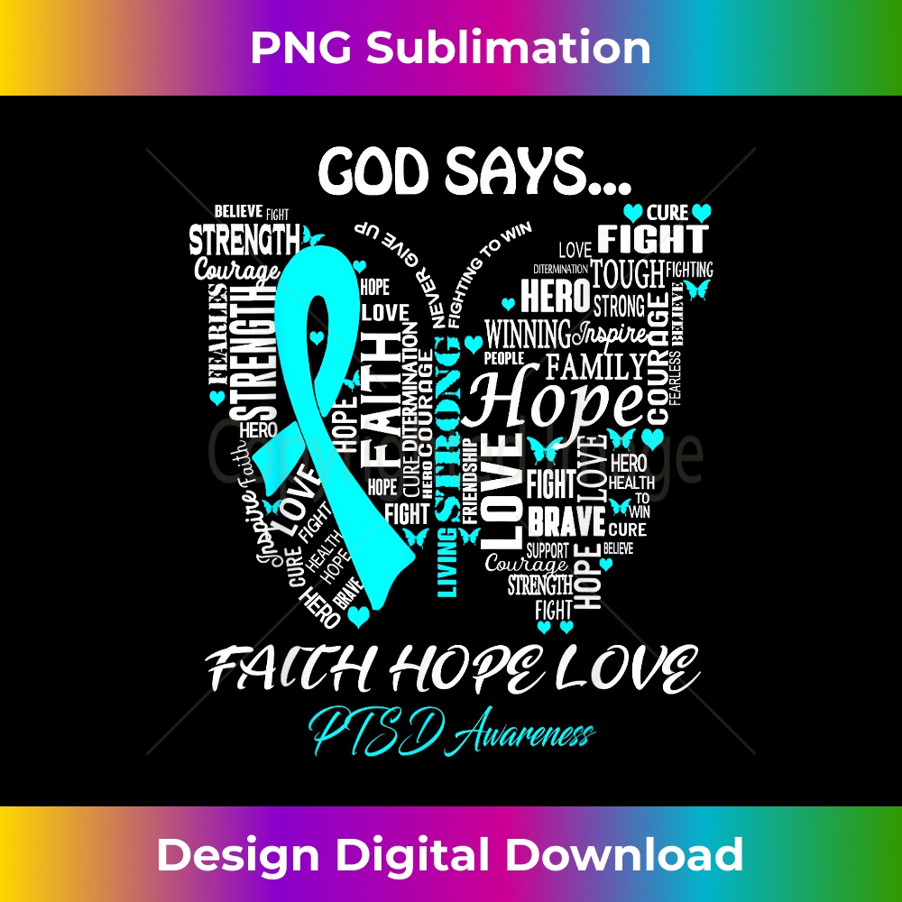 Butterfly Faith Hope Love PTSD Awareness Gifts - Minimalist | Inspire ...