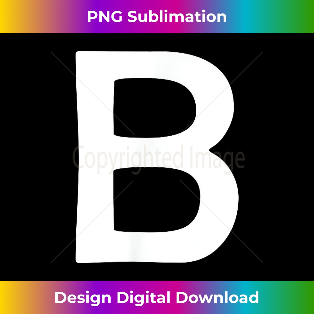 Simple Bold Large White Capital Letter B Alphabet - Timeless | Inspire ...