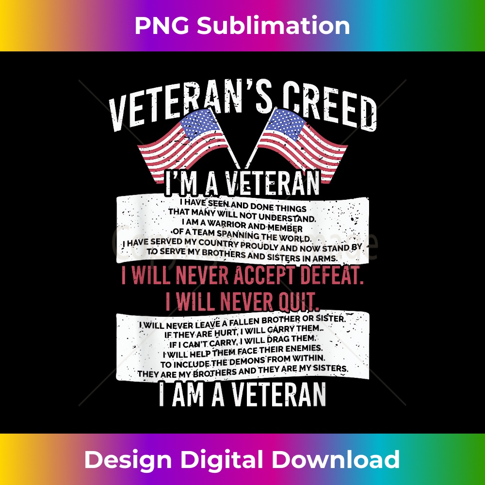 Veteran's creed patriot Grandpa Chirstian Vietnam War 1 - Mi | Inspire ...