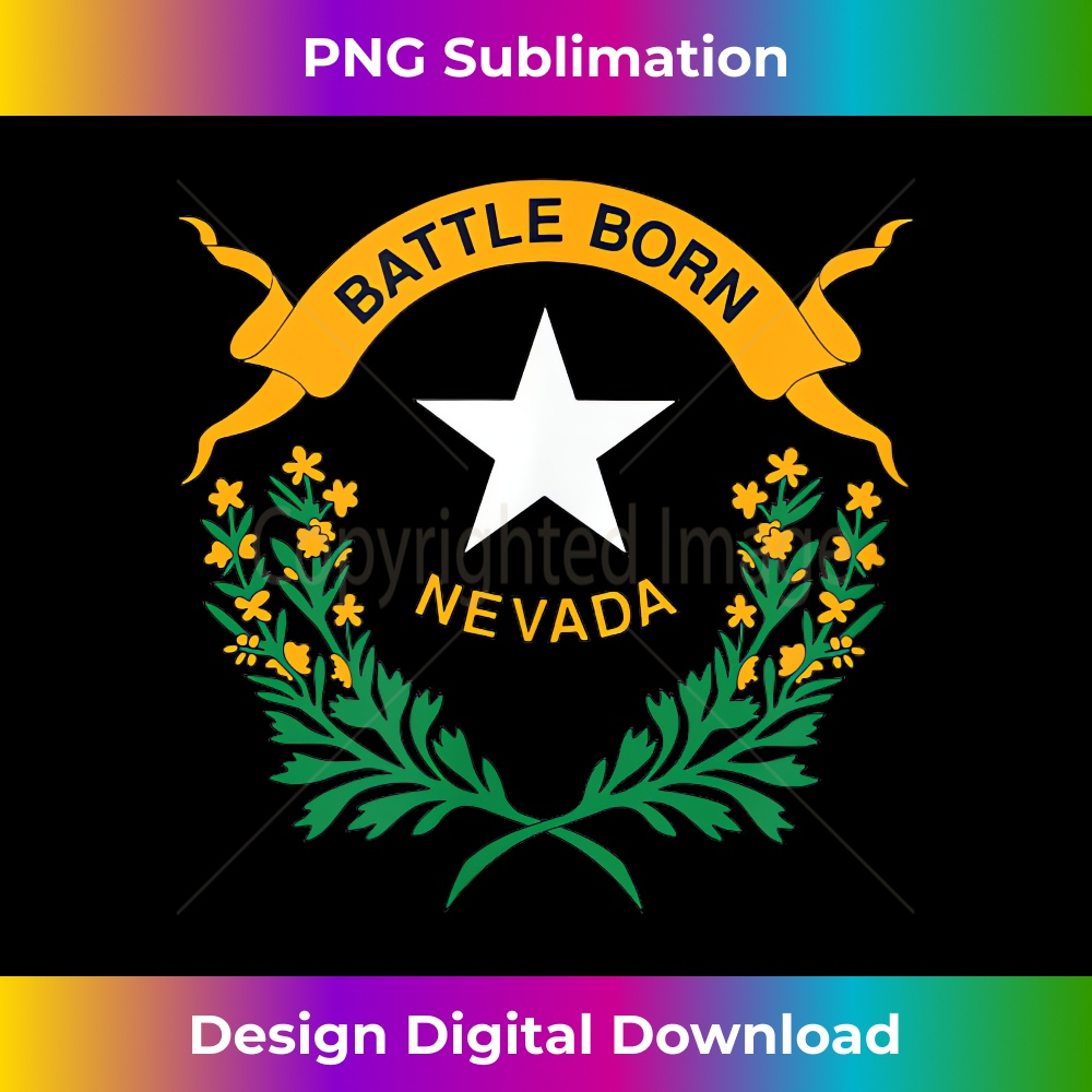 Bold Nevada Flag - Edgy Sublimation Digital File - Immerse i - Inspire ...