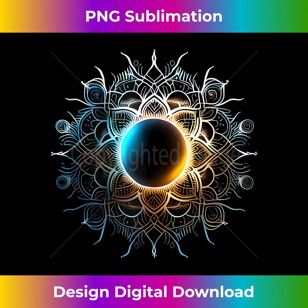 Mandala Total Solar Eclipse 040824 April 8, 2024, USA Mexico | Inspire ...